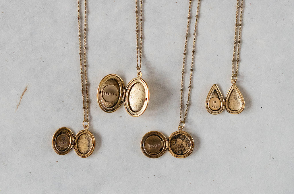 Locket Necklaces | Personalized Keepsakes | Bella Vita | Little Rock ...